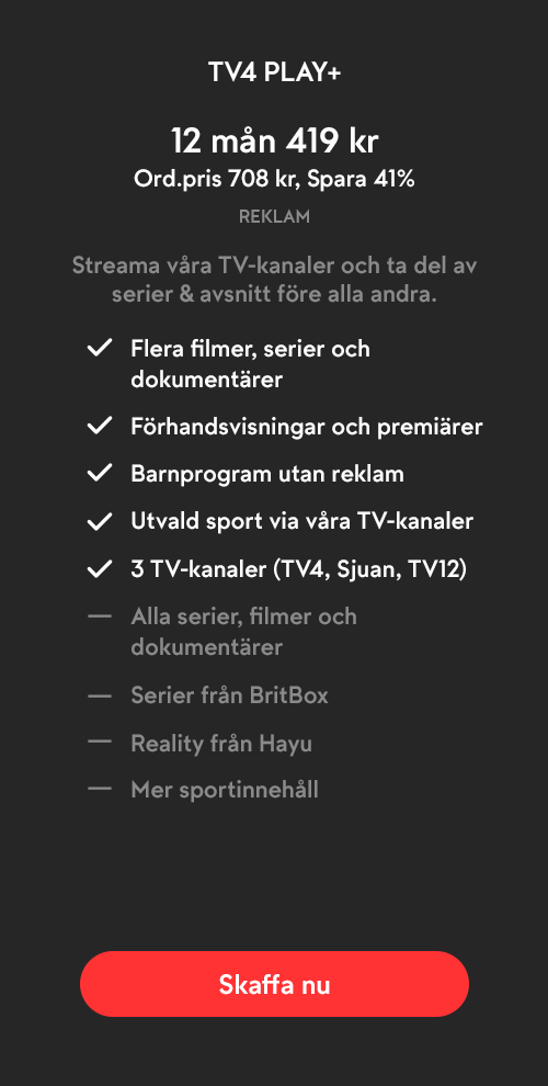 TV4 Play: Sport, Film, TV & Serier | Tidningskungen.se