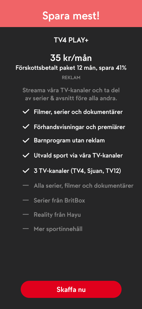 TV4 Play: Sport, Film, TV & Serier | Tidningskungen.se