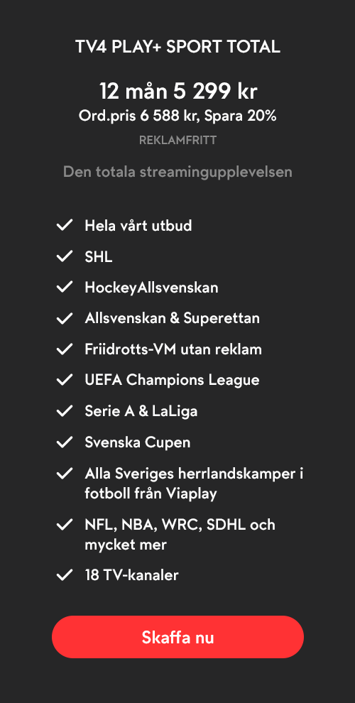 TV4 Play: Sport, Film, TV & Serier | Tidningskungen.se