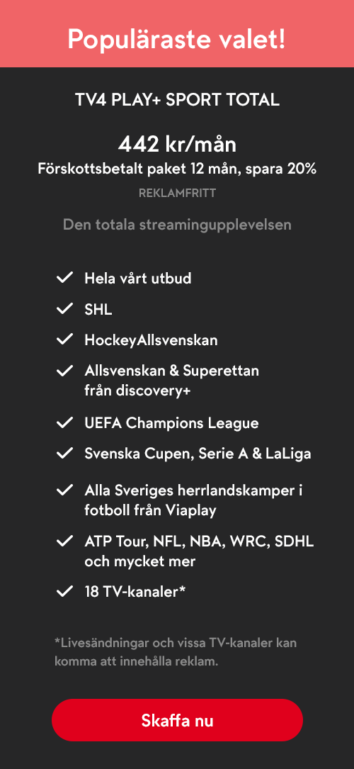 TV4 Play: Sport, Film, TV & Serier | Tidningskungen.se