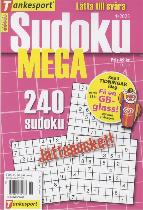 Allt Om Sudoku Mega prenumeration – Prenumerera på Allt Om Sudoku Mega ...