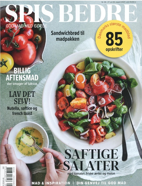 Spis Bedre (DK) prenumeration – Prenumerera på Spis Bedre (DK) till kampanjpris!