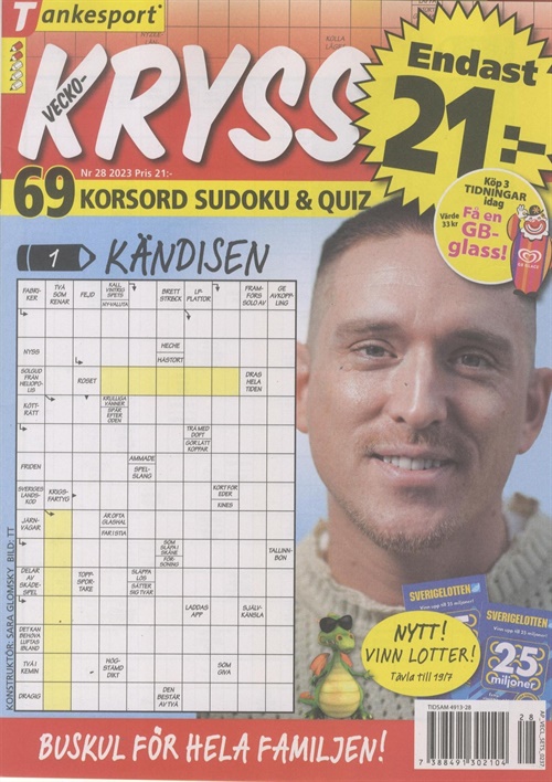 Veckokryss prenumeration – Prenumerera på Veckokryss till kampanjpris!