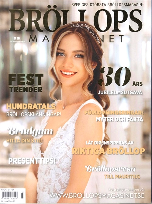 Bröllopsmagasinet prenumeration – Prenumerera på Bröllopsmagasinet till kampanjpris!